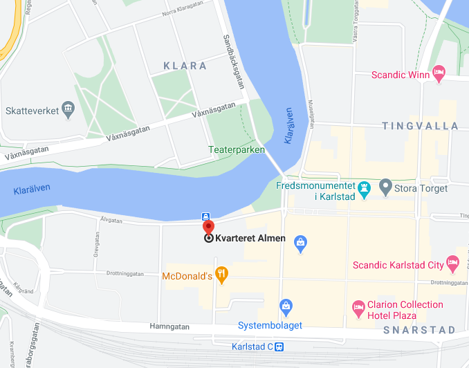 Les quartiers historiques de Karlstad - L'élan blanc